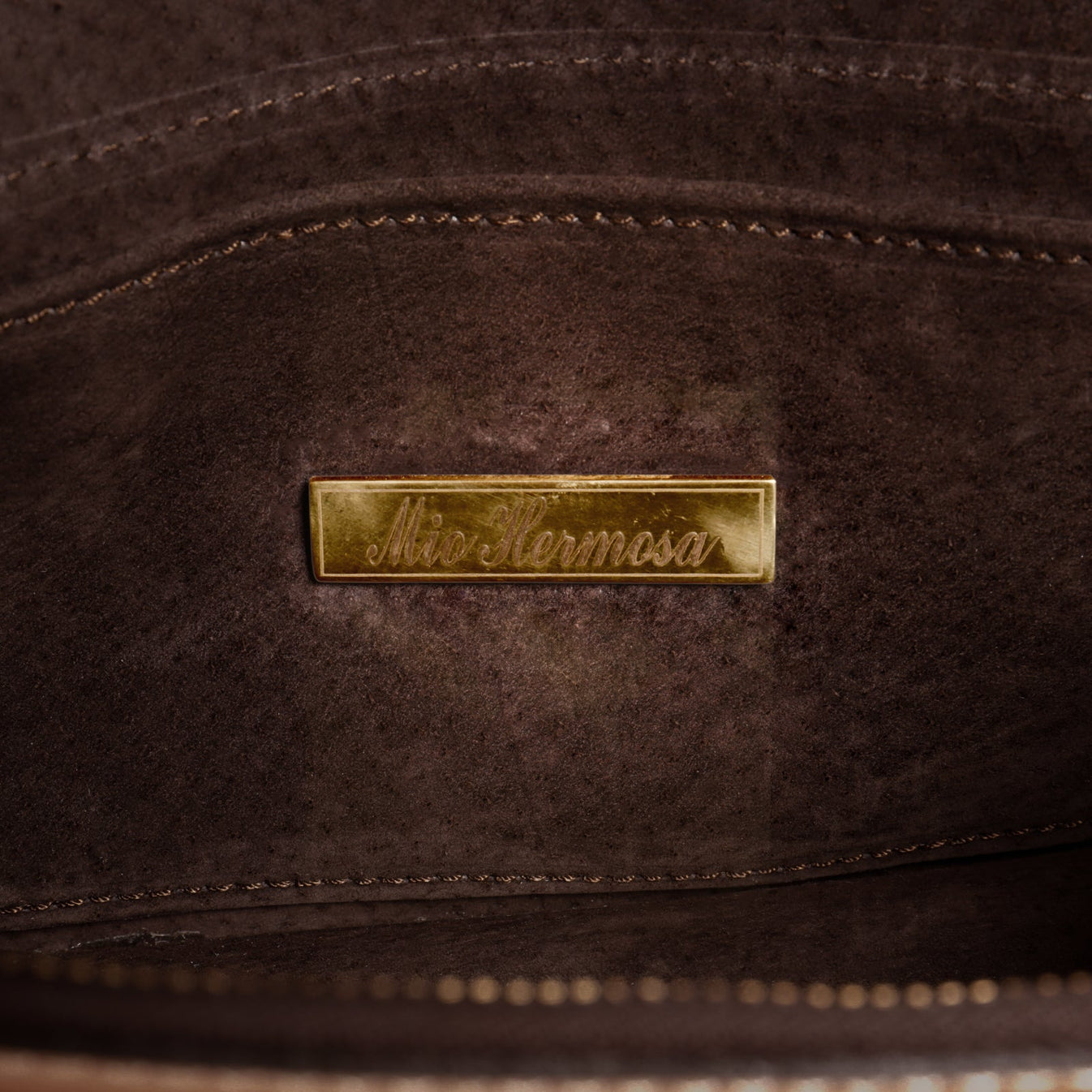 Brown Cecilia Handbag | Handcrafted Women's Purse | MIOHERMOSA